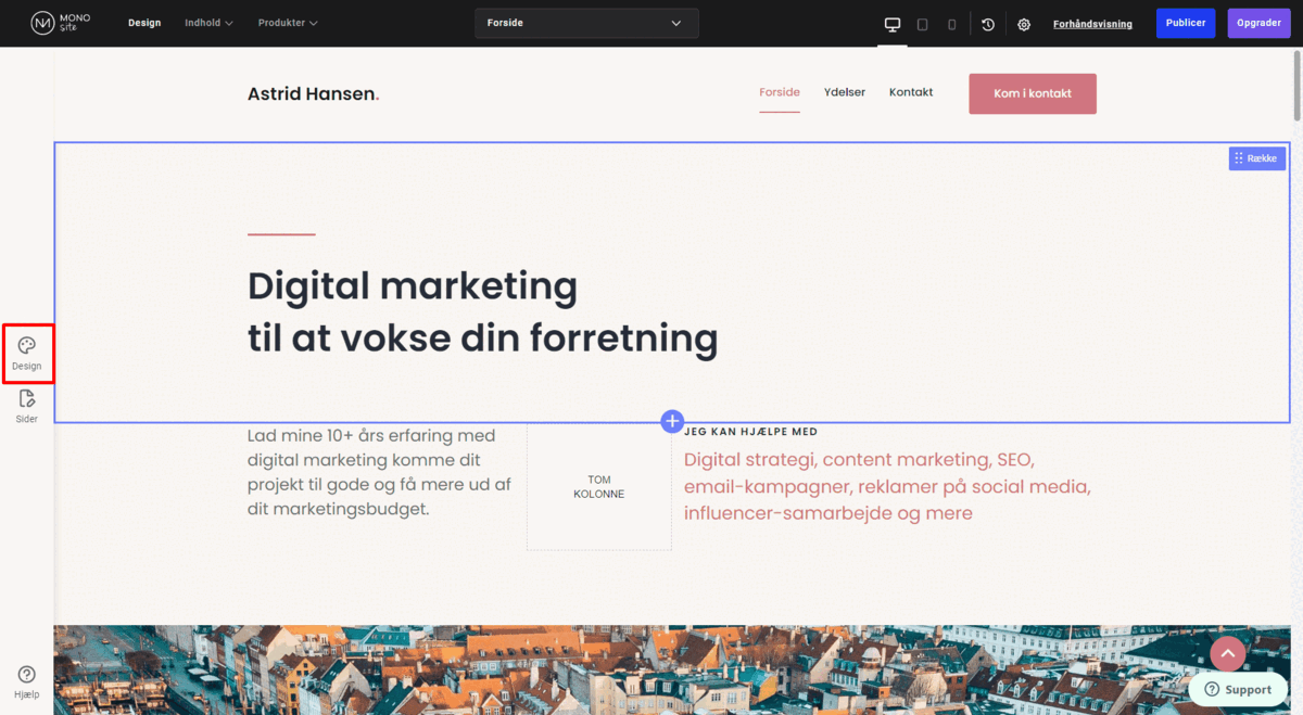 Guide til Mono.site for mono.net brugere – Mono.site